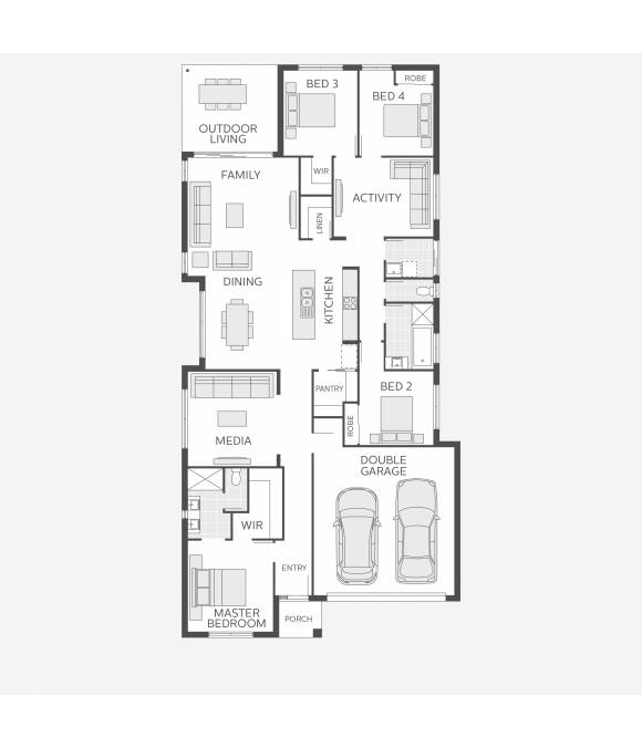 Home Designs with Floor Plans in Brisbane & QLD | newhousing.com.au