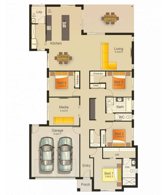 Home Designs with Floor Plans in Brisbane & QLD | newhousing.com.au