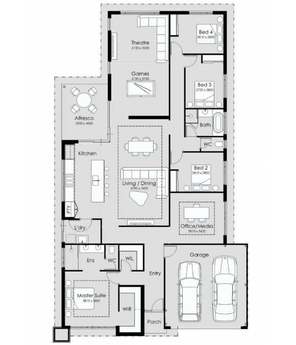 Home Designs with Floor Plans in Perth & WA | newhousing.com.au