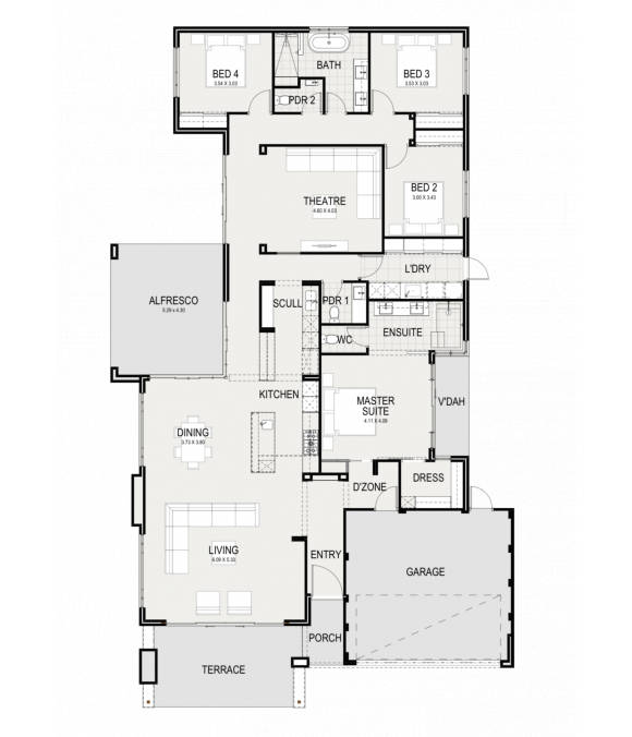 Home Designs with Floor Plans in Perth & WA | newhousing.com.au