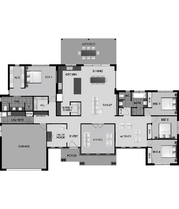 Home Designs with Floor Plans in Brisbane & QLD | newhousing.com.au