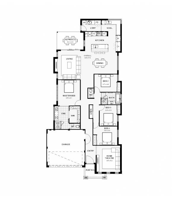 Home Designs with Floor Plans in Perth & WA | newhousing.com.au